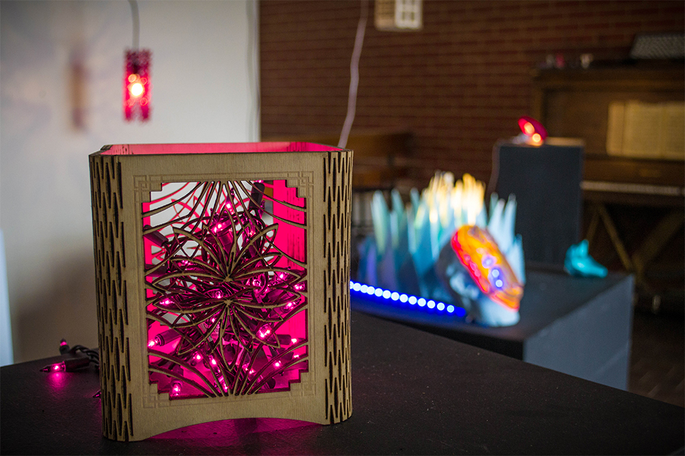 Sculptured Lantern Box | The Spark | Washington State University