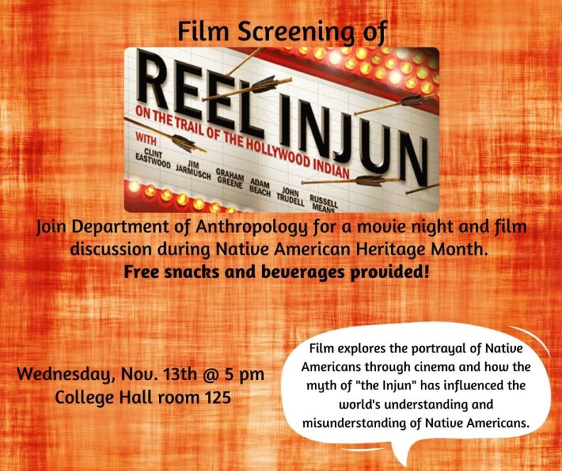 Film Screening: Reel Injun | Native American Programs | Washington ...