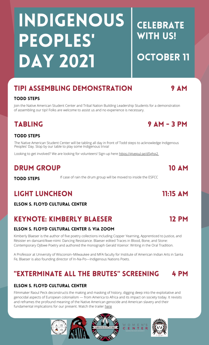 INDIGENOUS PEOPLES’ DAY | Native American Programs | Washington State University
