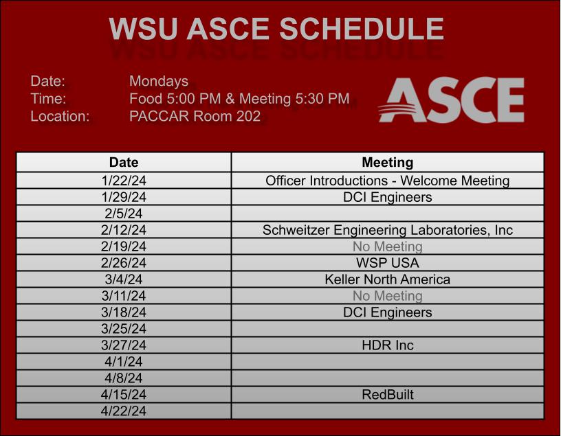 American Society of Civil Engineers | Washington State University