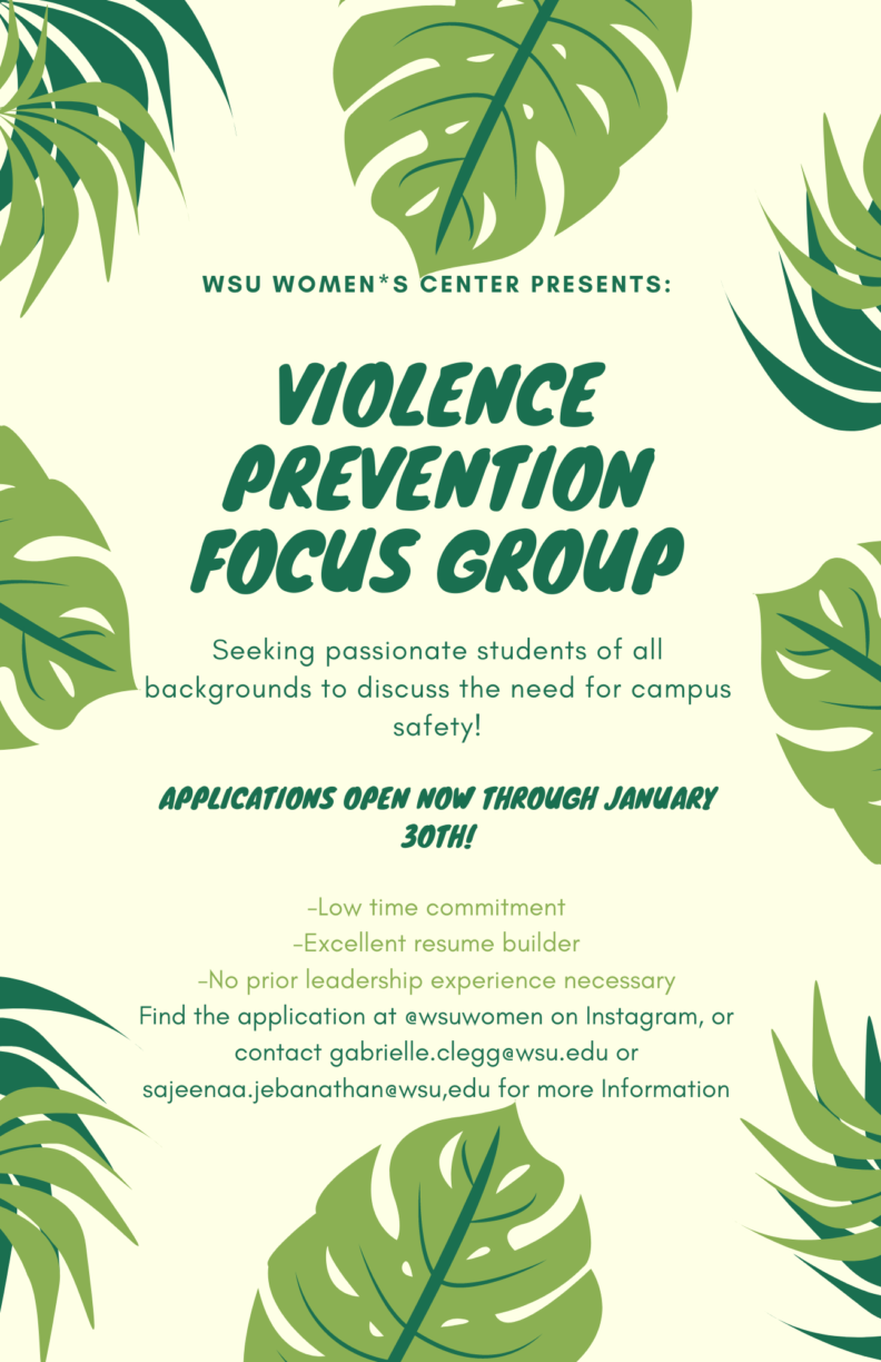 WSU – Violence Prevention Focus Group | Compliance and Civil Rights ...