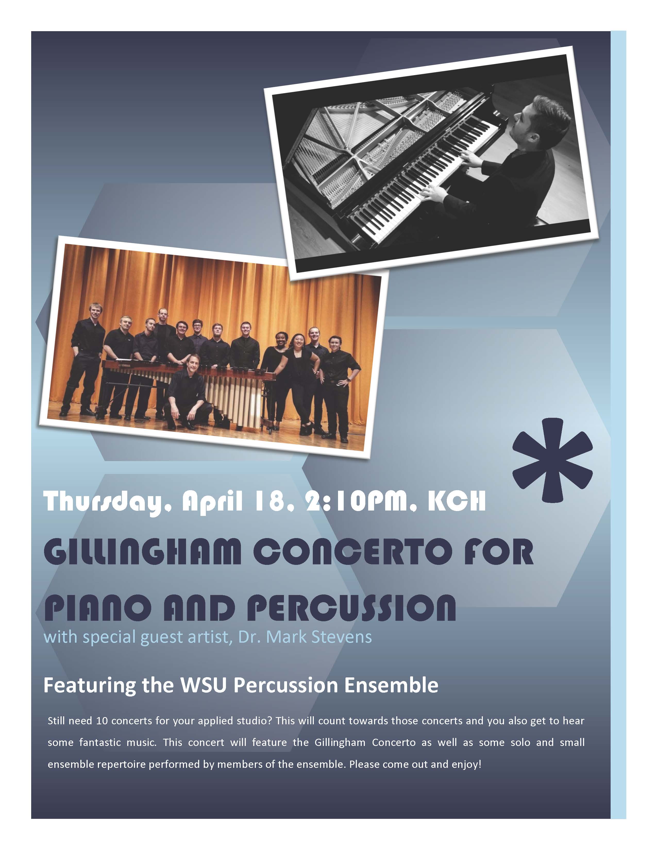 Percussion Ensemble: Concerto for Piano and Percussion Orchestra ...