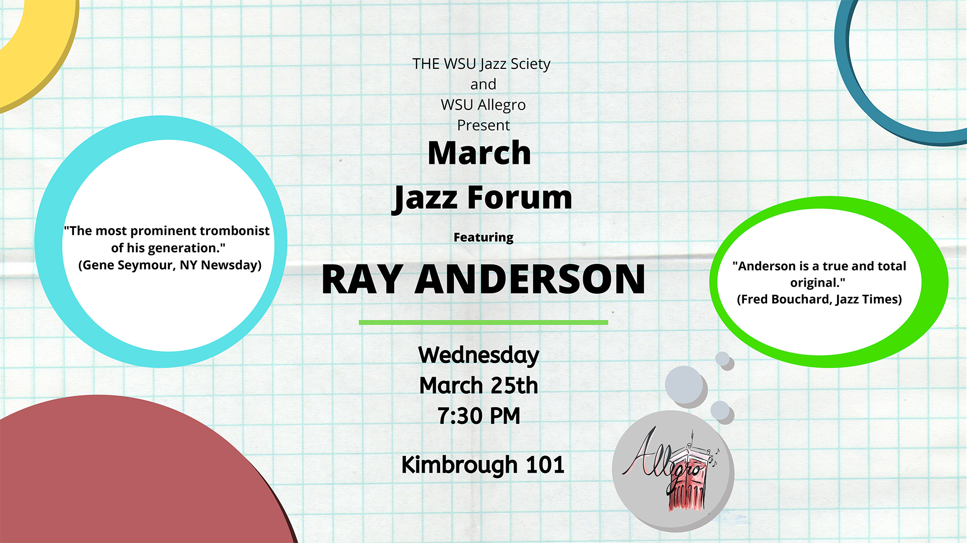 CANCELED: Jazz Forum | Events | Washington State University