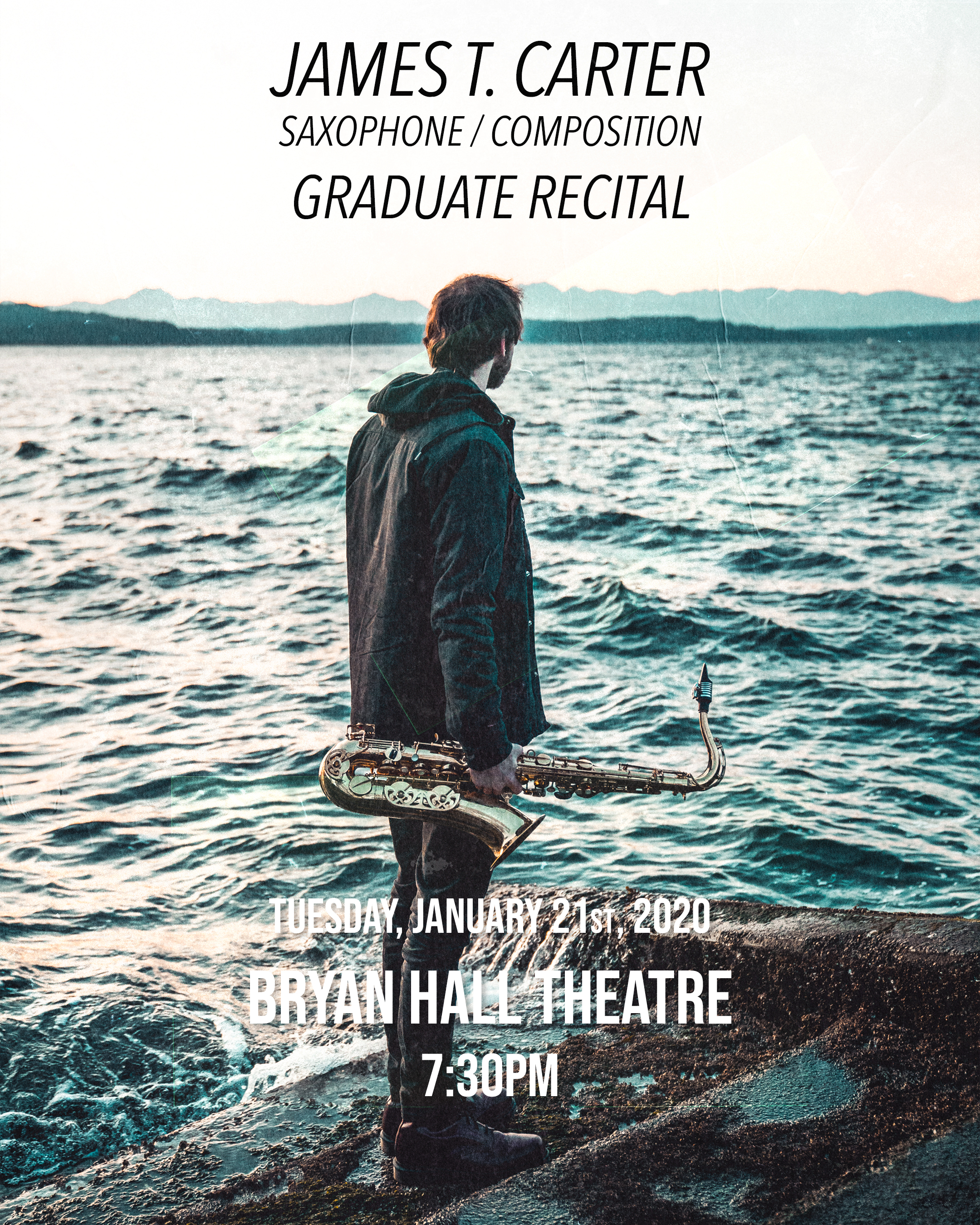 Graduate Recital: James Carter, saxophone + LIVESTREAM | Events ...