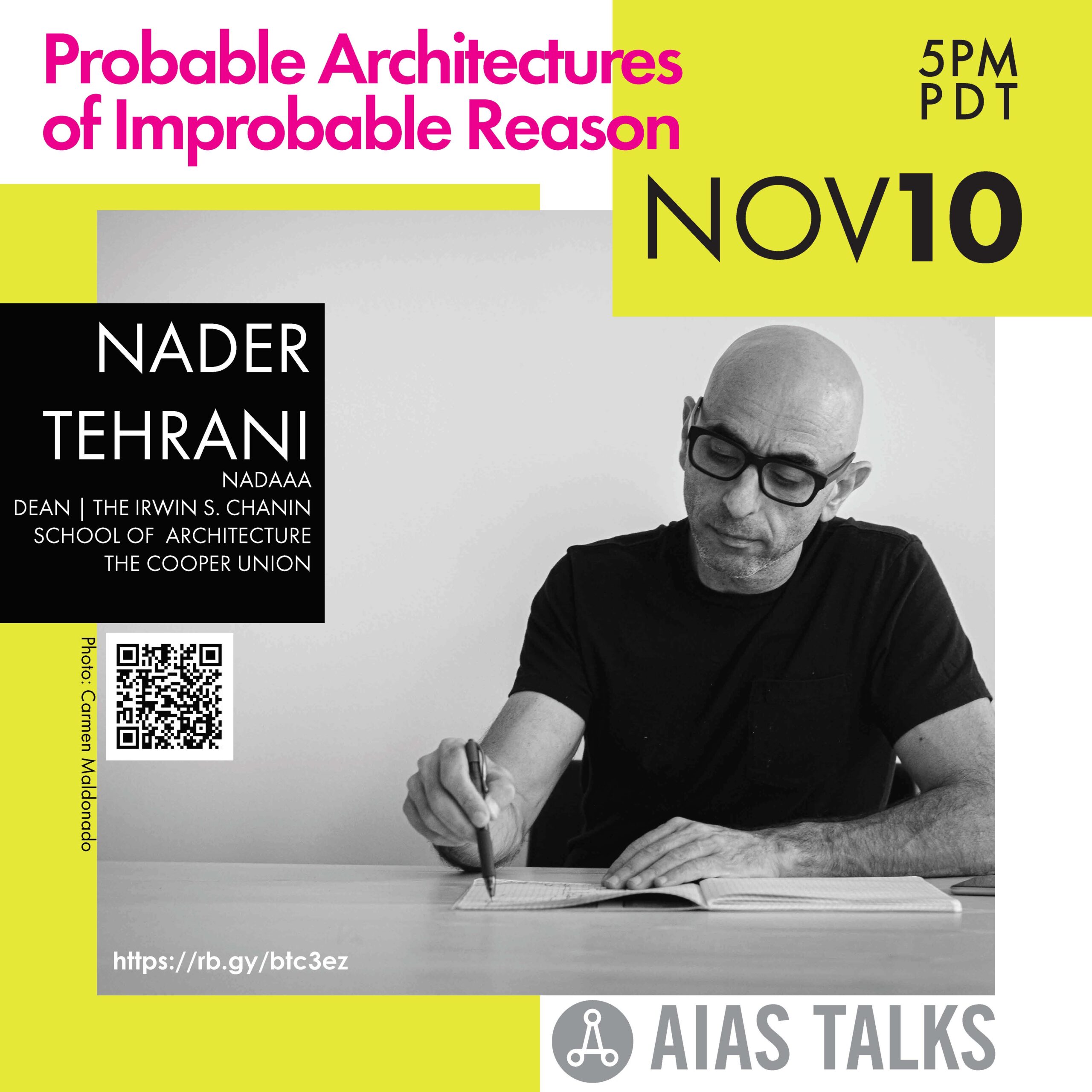 [AIAS Talks] Nader Tehrani | Probable Architectures of Improbable ...
