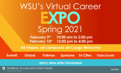 WSU’s Spring 2021 Virtual Career Expo | Events | Washington State ...