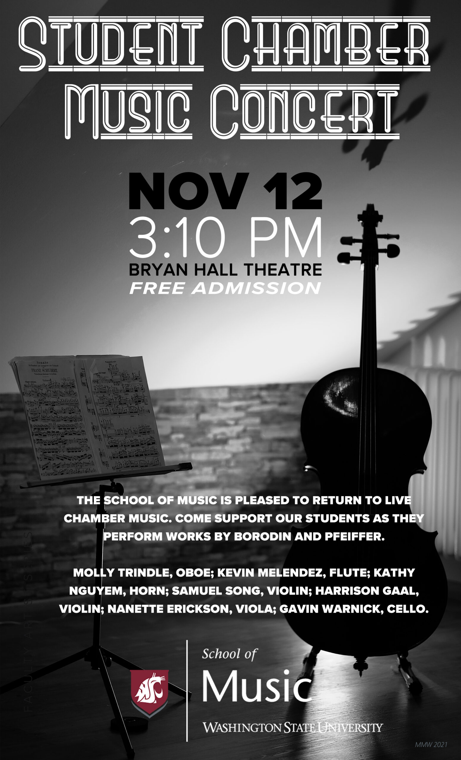 Student Chamber Music Concert | Events | Washington State University