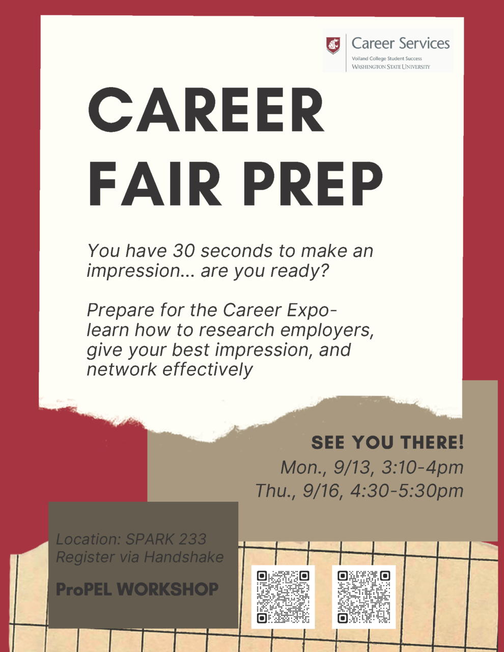 Career Fair Prep (Voiland College ProPEL) | Events | Washington State ...