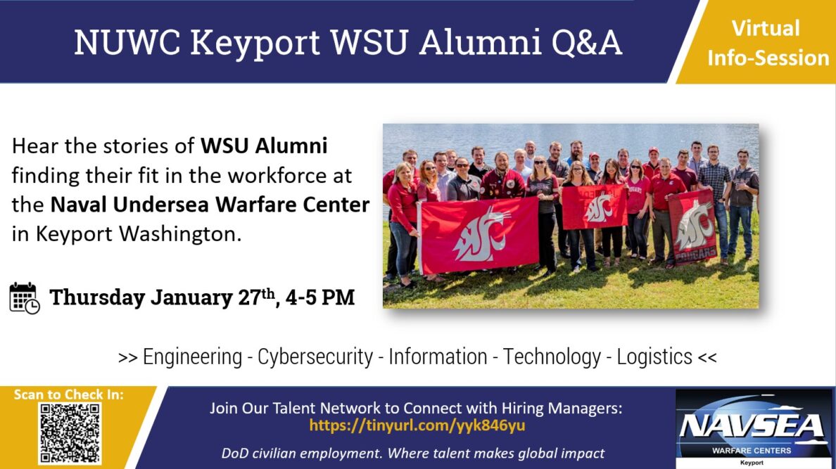 Info-Session “NUWC Keyport WSU Alumni Q&A” | Events | Washington State ...
