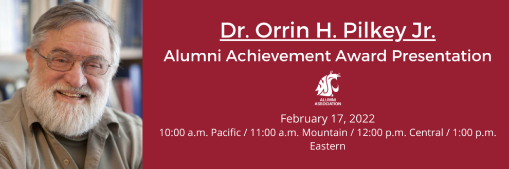 Dr. Orrin H. Pilkey Jr. – Alumni Achievement Award Presentation ...