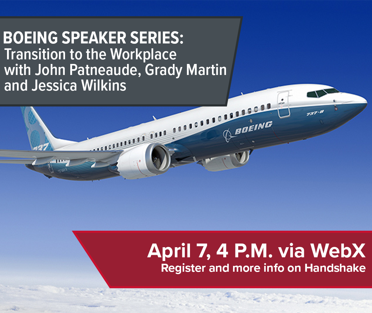 Boeing-WSU Speaker Series — Transition to the workplace | Events ...
