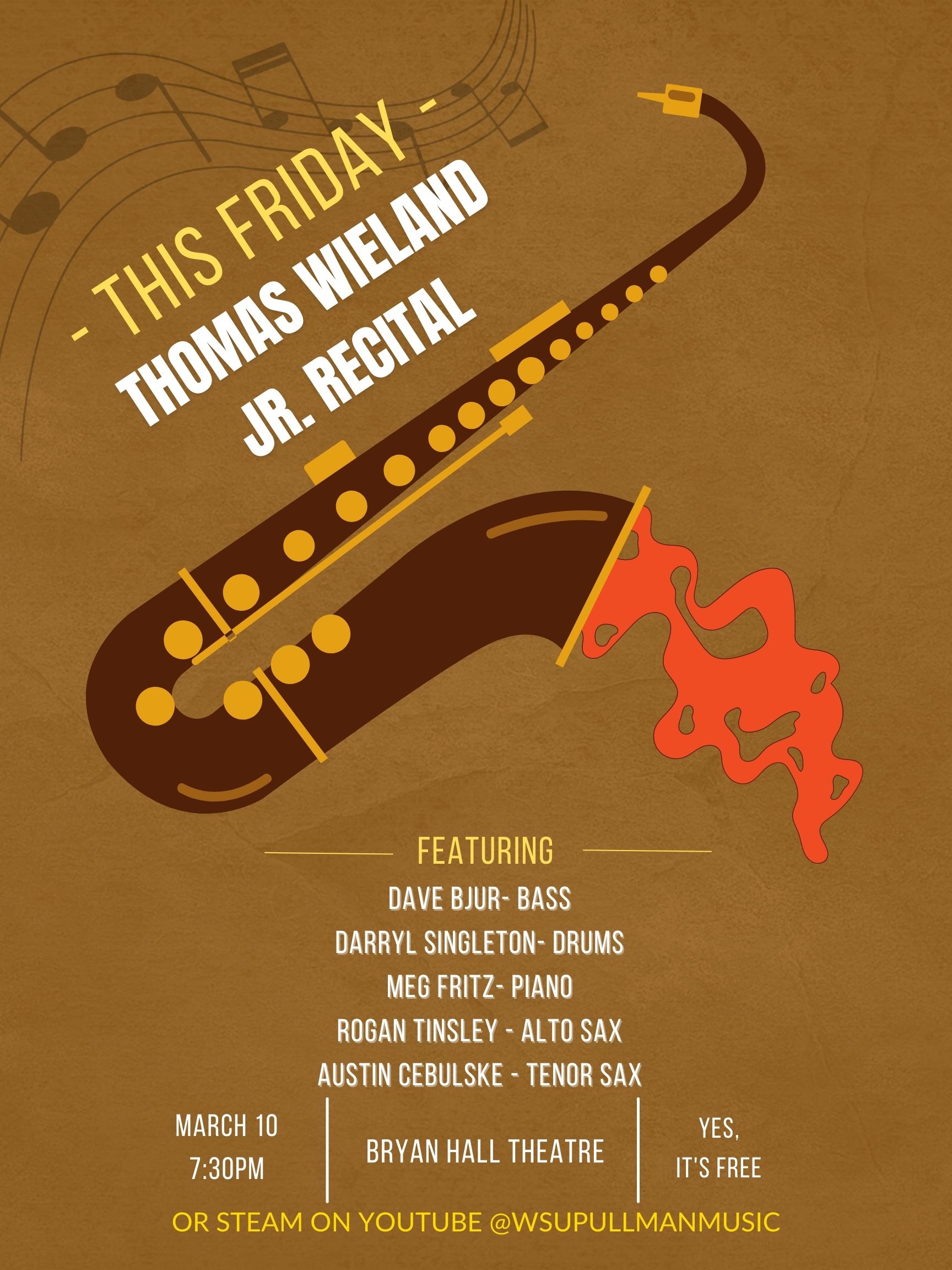 Student Recital: Thomas Wieland | Events | Washington State University