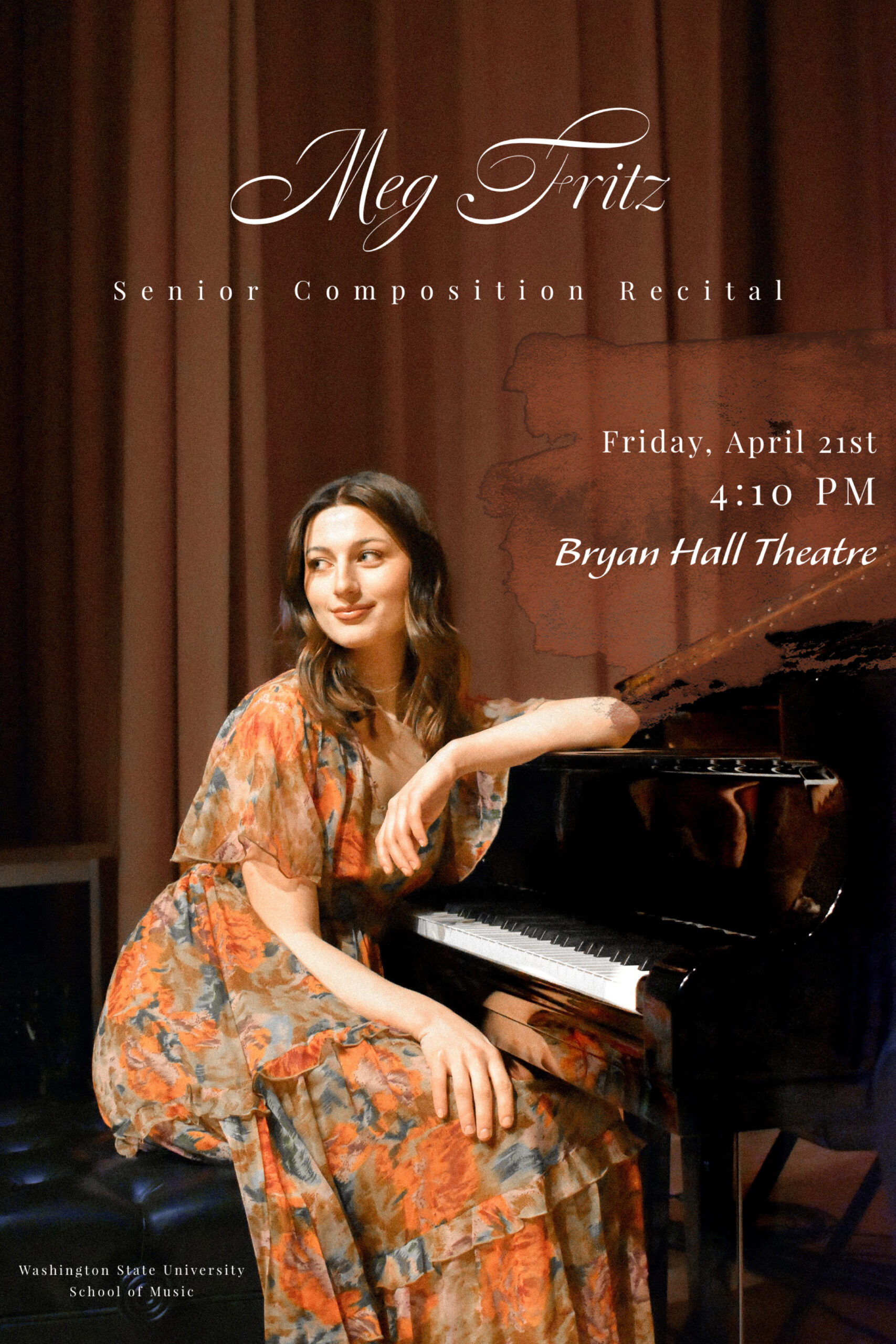 Student Recital: Meg Fritz, composition | Events | Washington State University