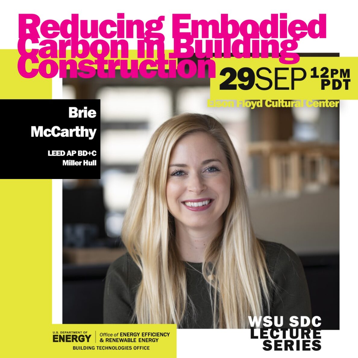 Reducing Embodied Carbon in Building Construction | Events | Washington ...
