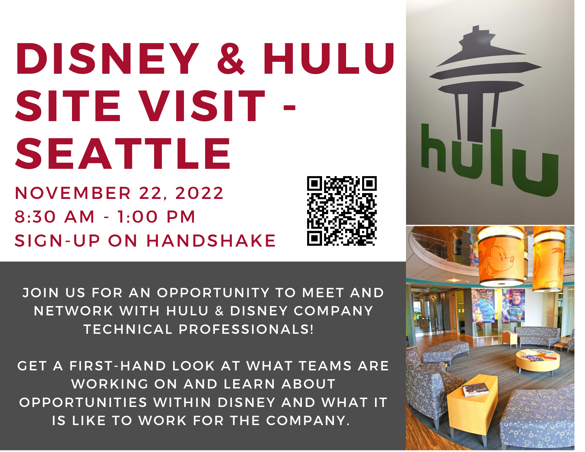 Disney Company/Hulu Industry Tour | Events | Washington State University