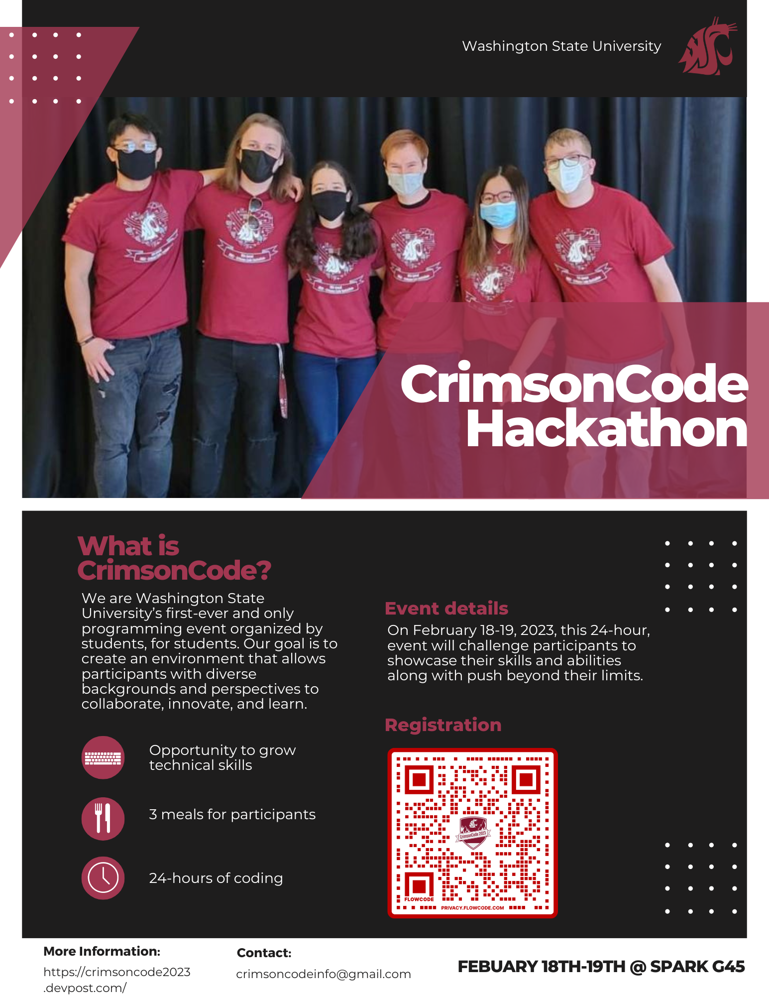 CrimsonCode Hackathon — 24-hour event | Events | Washington State ...
