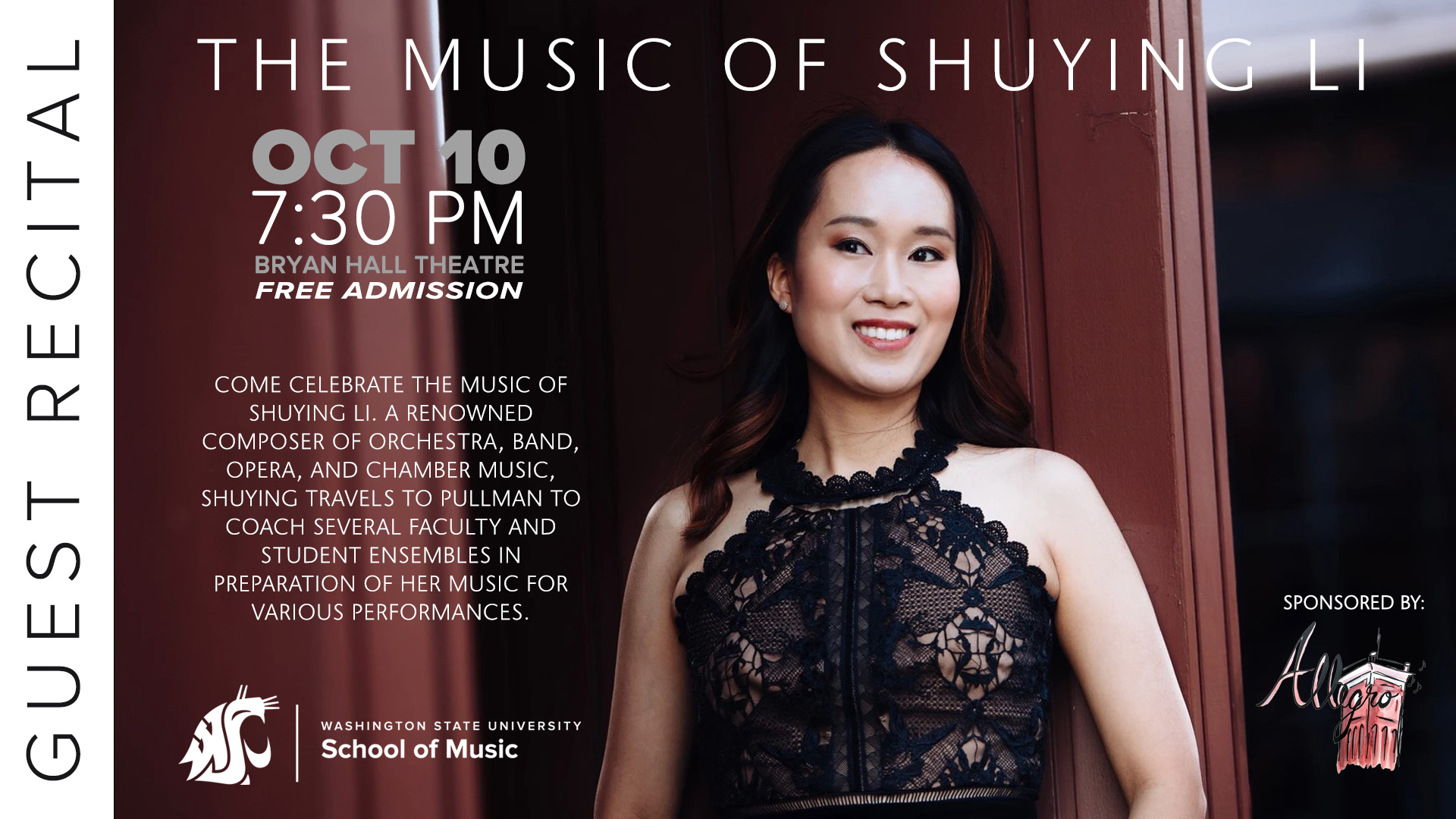 Guest Artist: Shuying Li, composer | Events | Washington State University