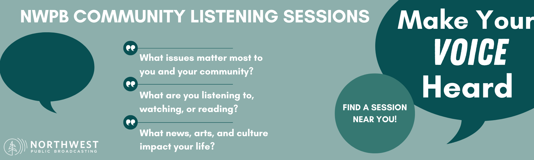 NWPB Community Listening Session | Events | Washington State University