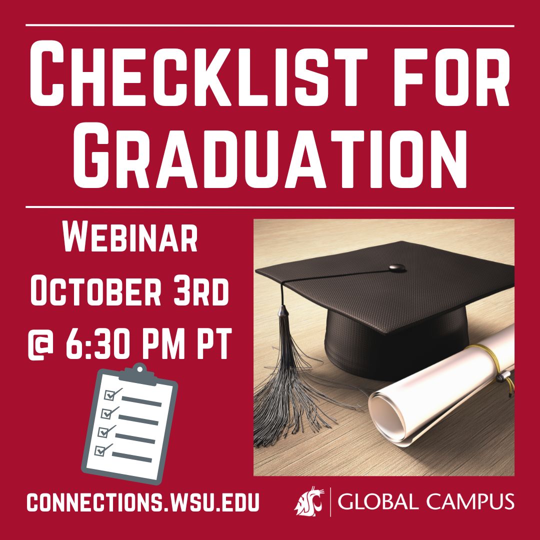 Checklist for Graduation | Events | Washington State University