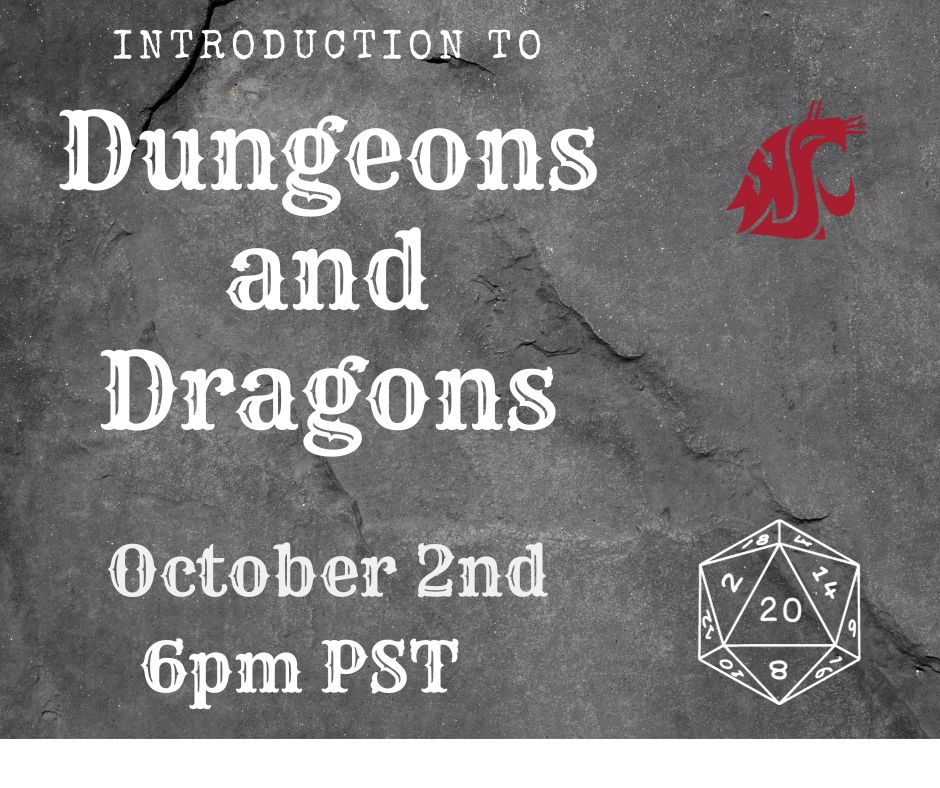 Introduction to Dungeons and Dragons | Events | Washington State University