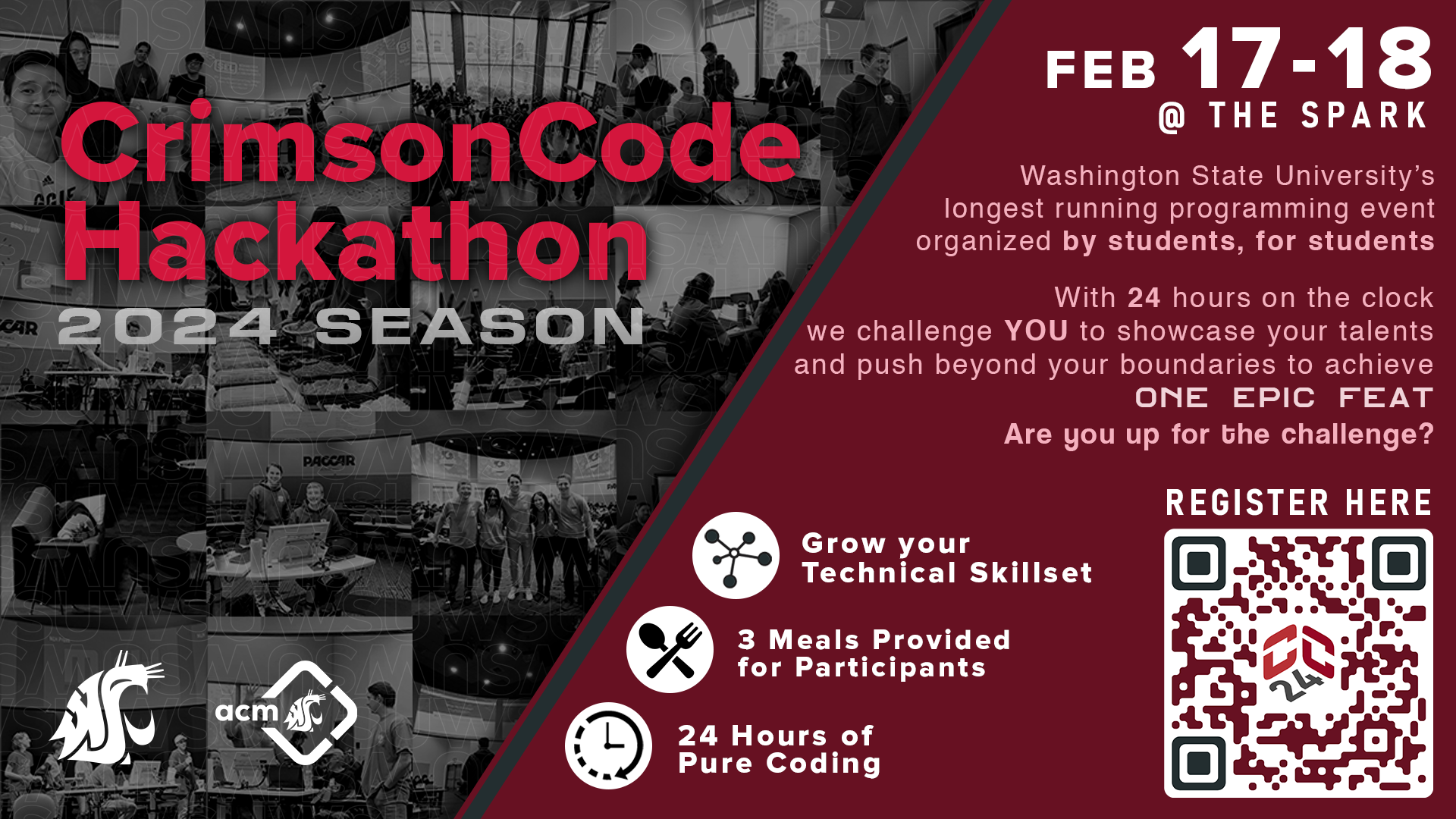 CrimsonCode Hackathon | Events | Washington State University