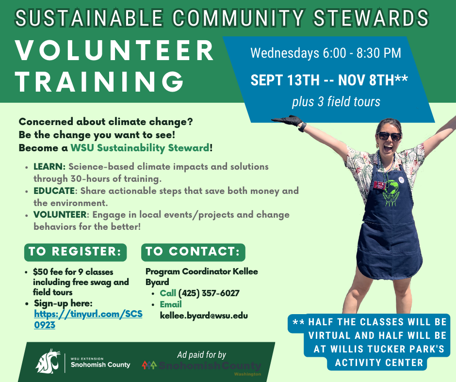 Sustainability Stewards – Training | Snohomish County | Washington ...
