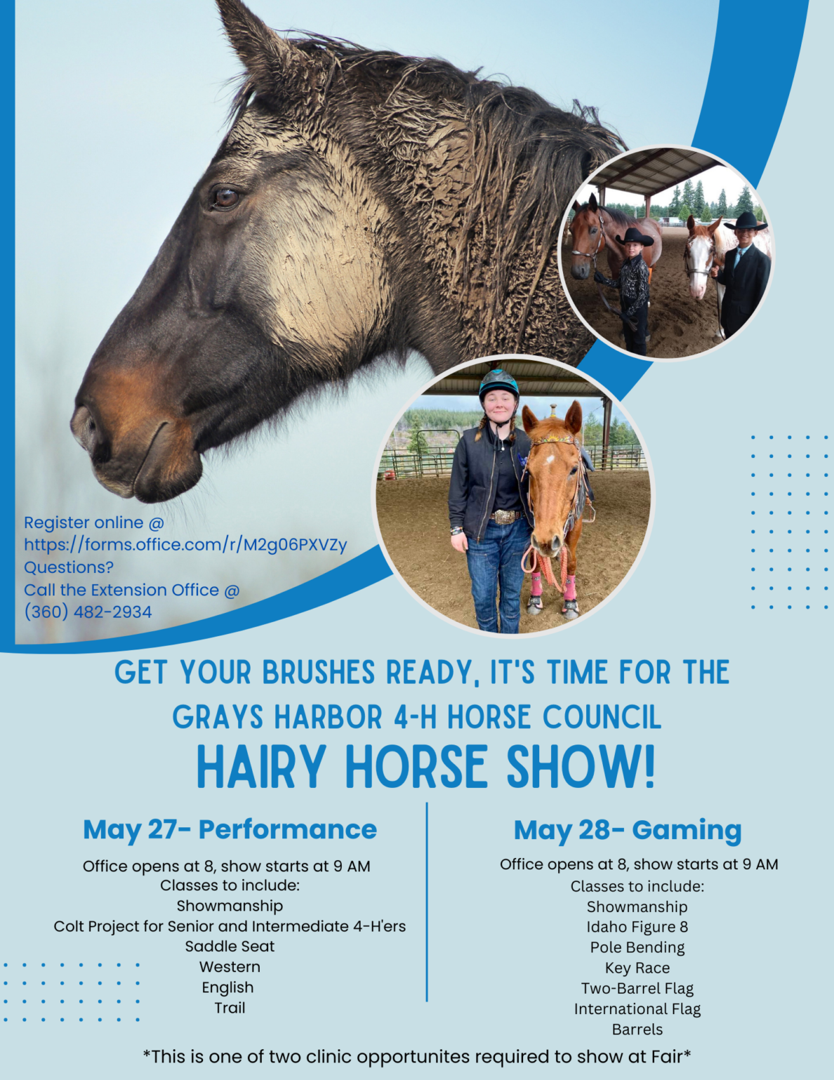 Horse Shows Hosted by GH 4-H Horse Council | Grays Harbor County ...