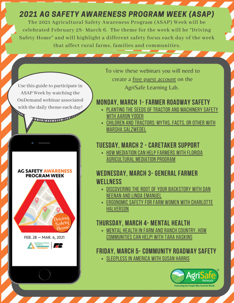 2021 Ag Safety Awareness Program Week (ASAP) | Skagit County ...