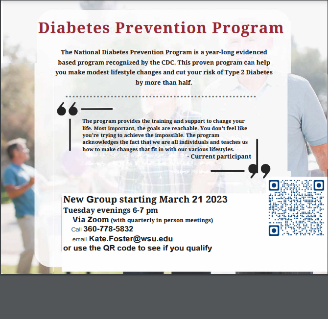Diabetes Prevention Program | Skagit County | Washington State University