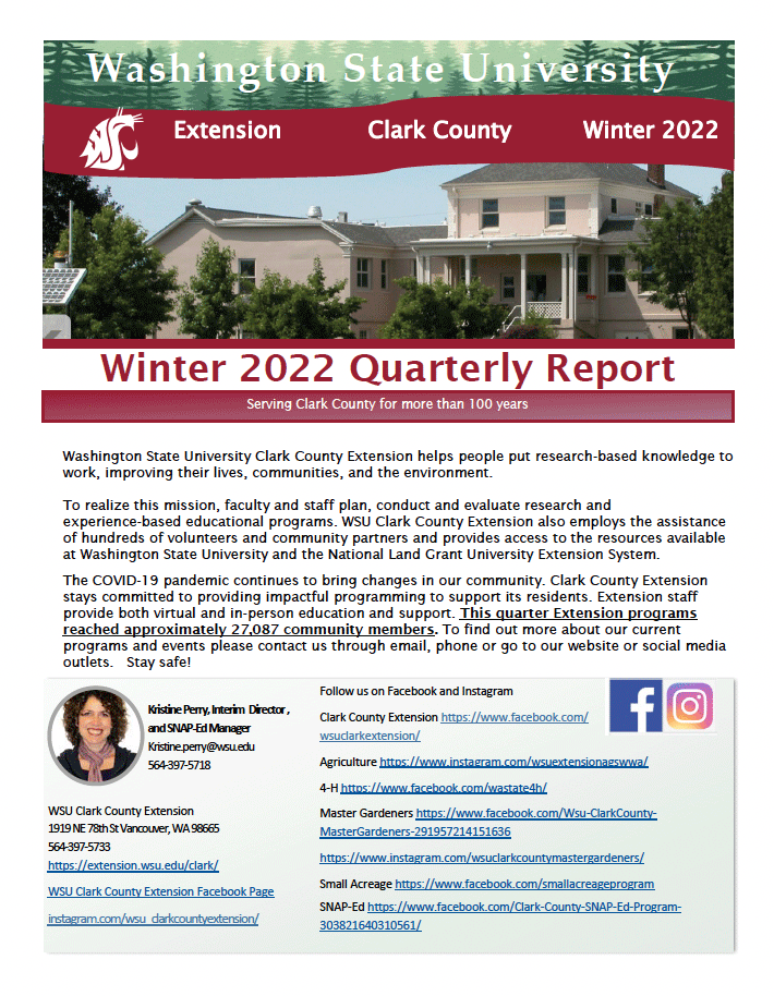 Clark County | Washington State University