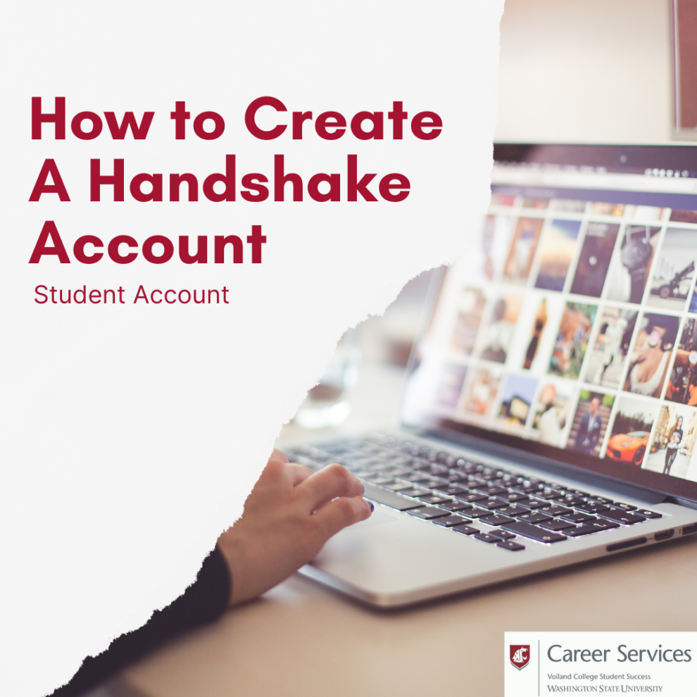 How to Create A Handshake Account | Voiland College Student Success ...