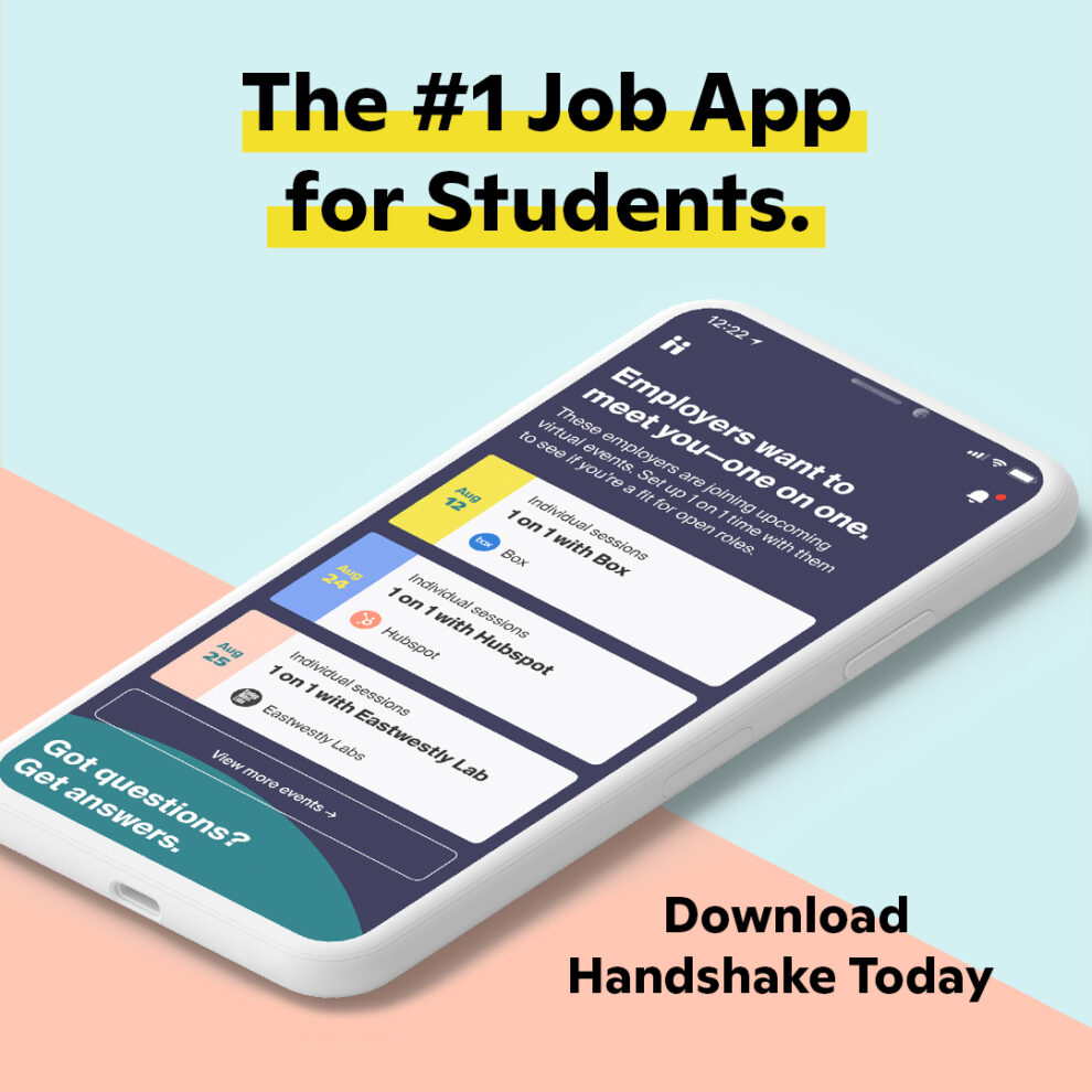 Why You Should Download the Handshake App | Voiland College Student ...
