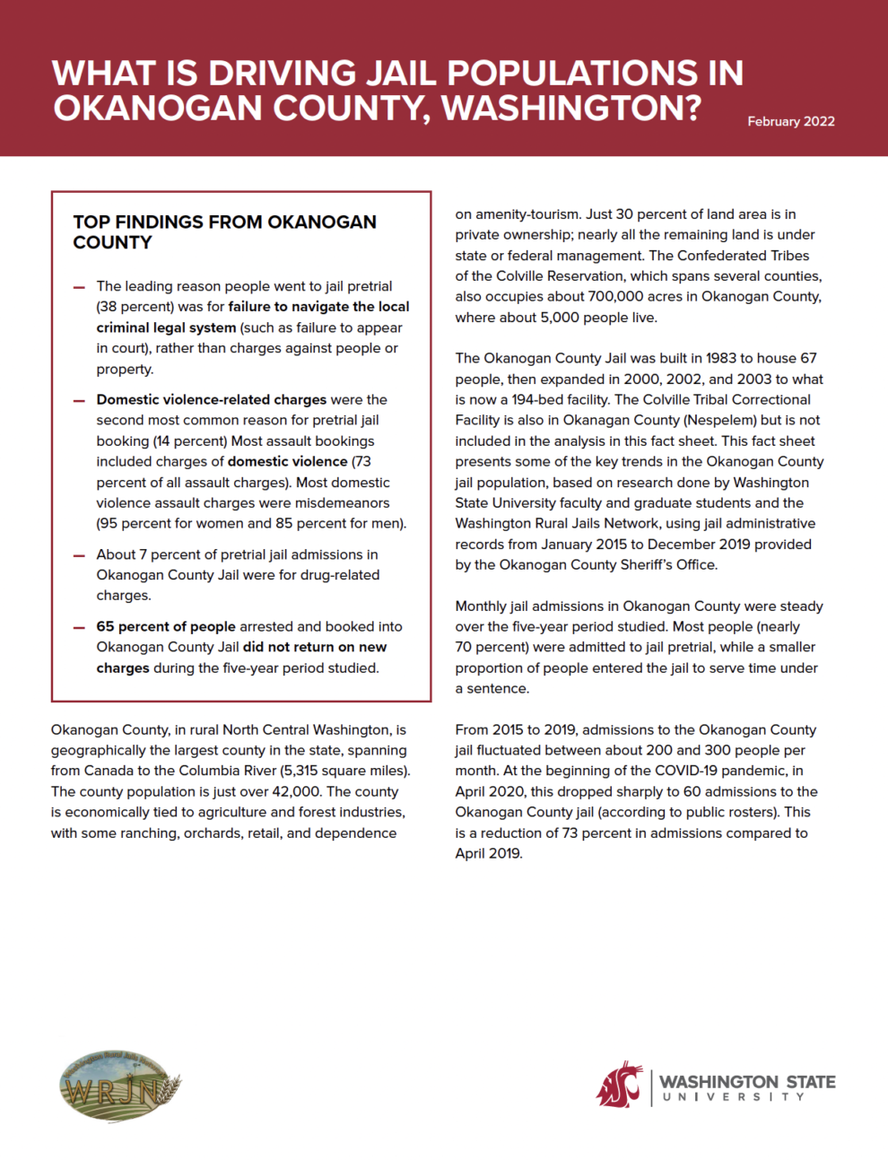 Okanogan County | Washington Rural Jails Network | Washington State ...