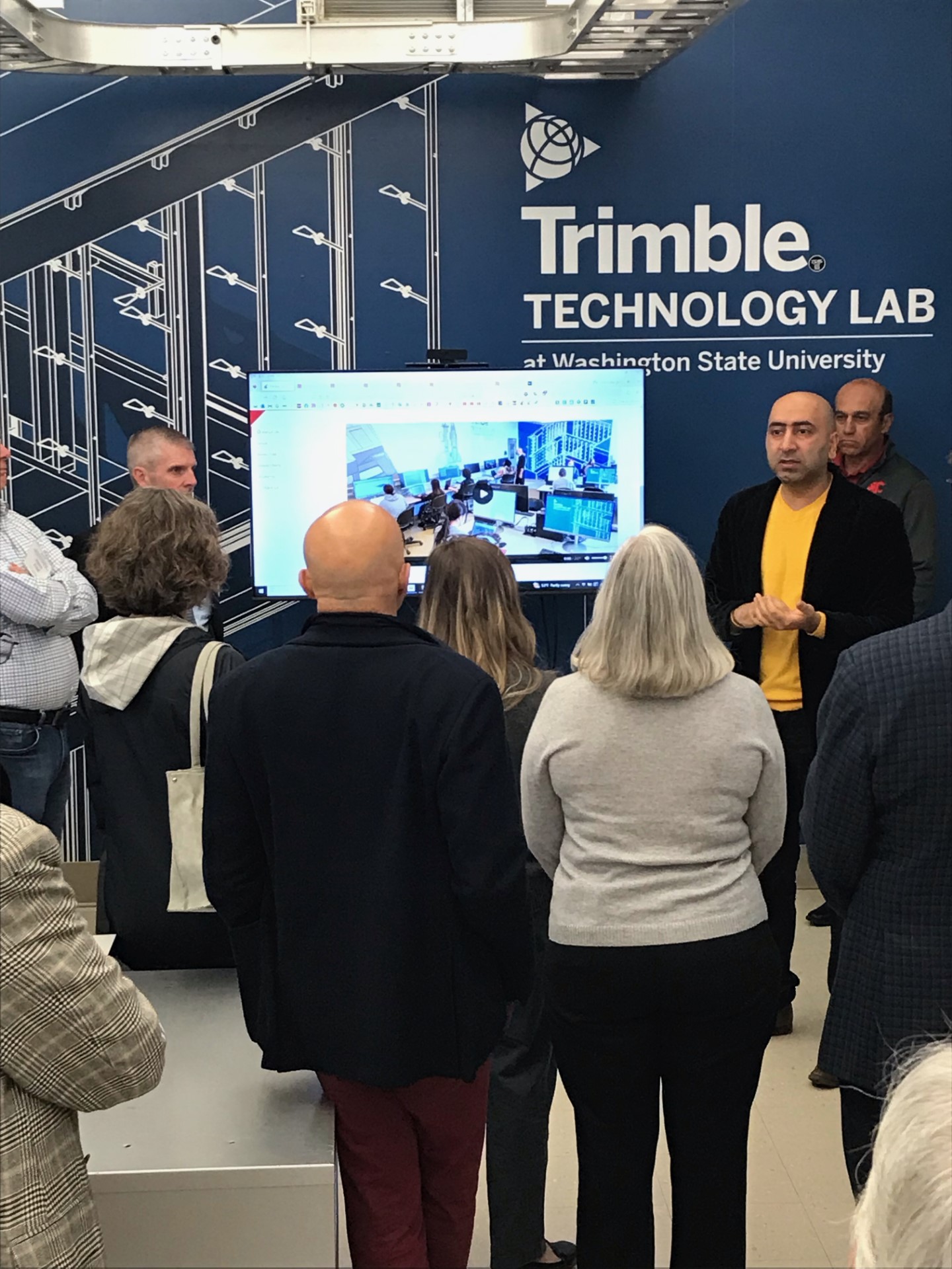 VCEA Executive Leadership Board Visits WSU TTL | Trimble Technology Lab ...
