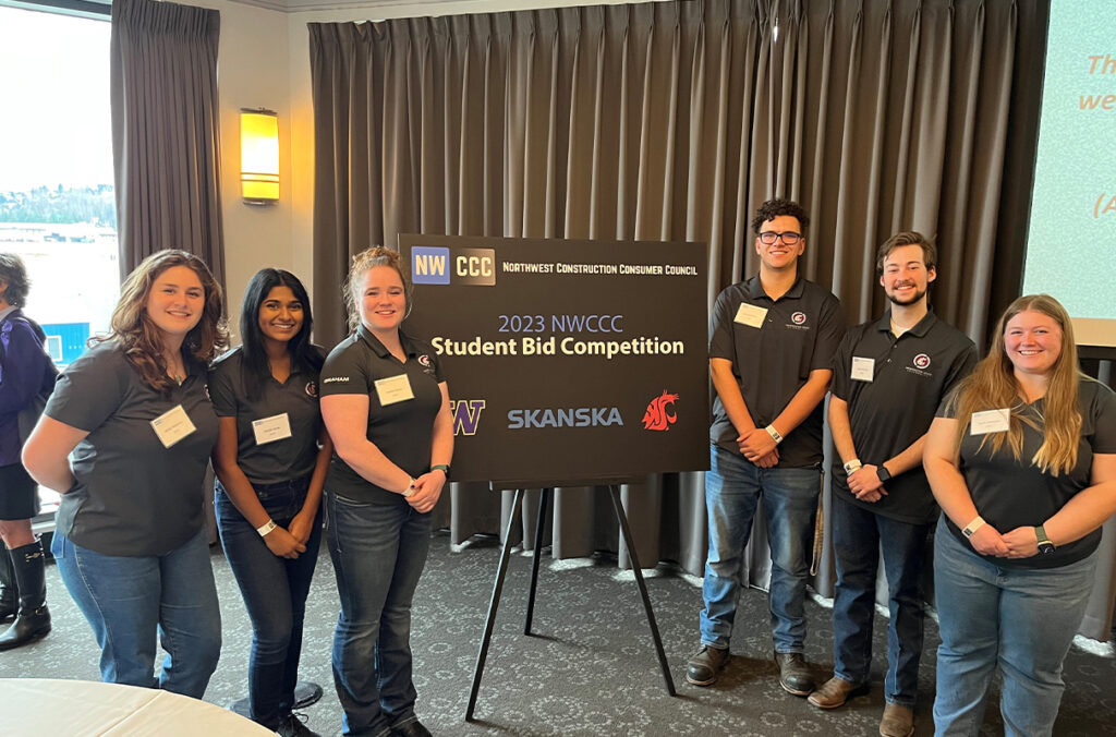 Students earn first place at Pacific Northwest construction management ...