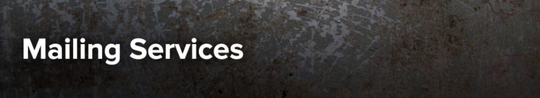 Mailing on and off campus | Design and Printing Services | Washington ...