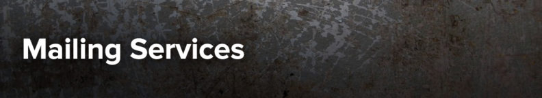 Mailing on and off campus | Design and Printing Services | Washington ...