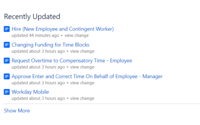 Workday tips and tricks: Finding updated material | Modernization ...