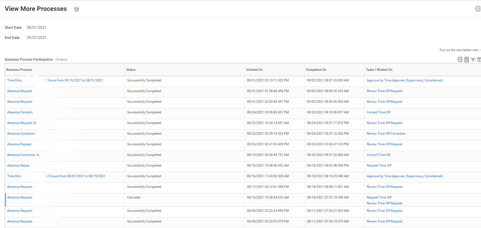 Workday Tips & Tricks: View More Processes | Modernization | Washington ...
