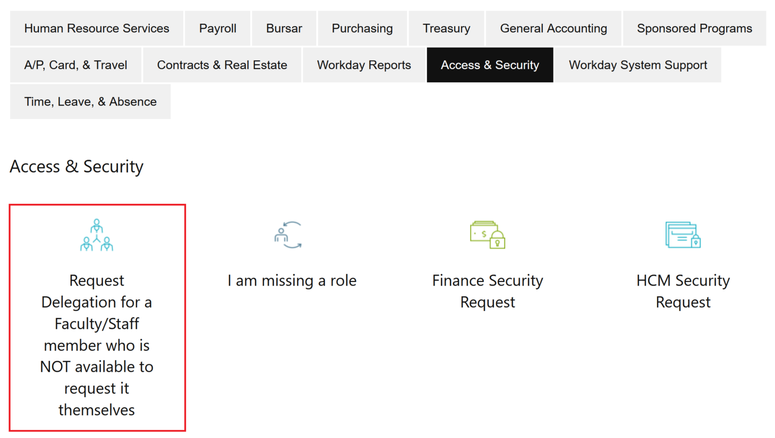 New “Request Delegation” ticket in Workday Service Desk | Modernization ...