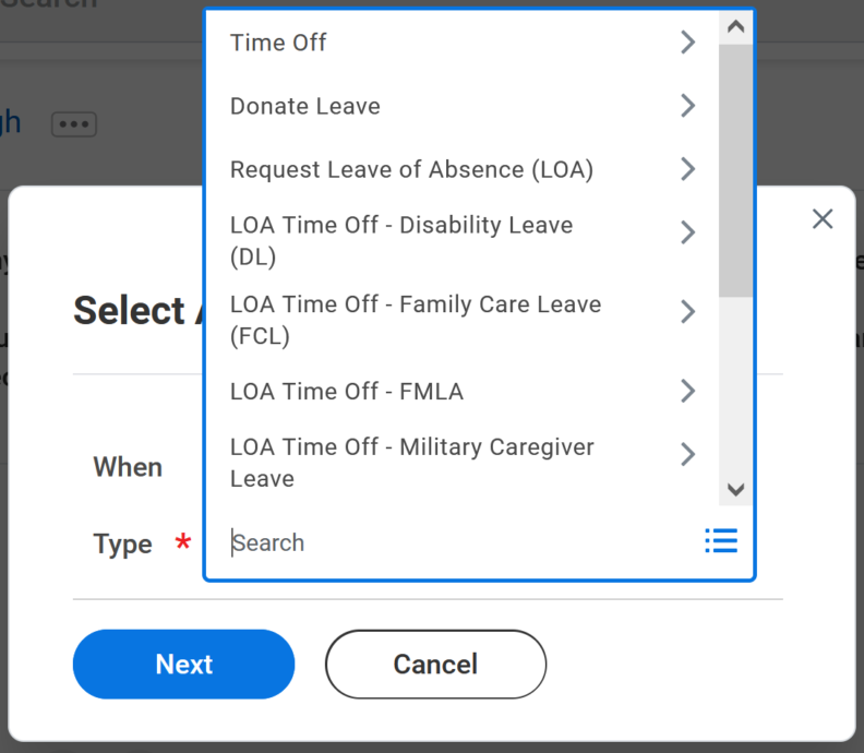 Time Off types now have improved organization in the Absence Calendar ...