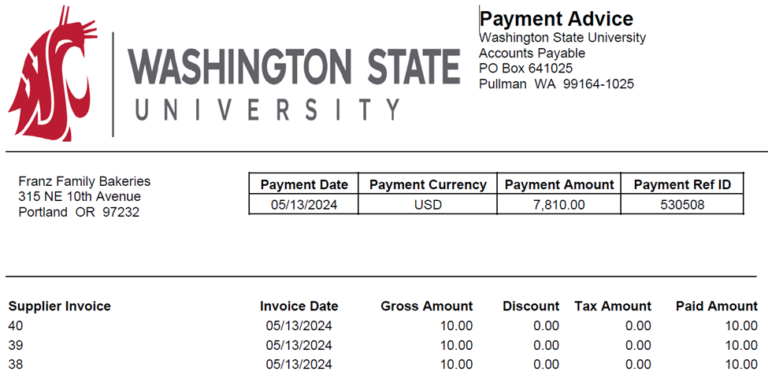 Update: Automated Supplier Remittance Details for supplier invoices ...