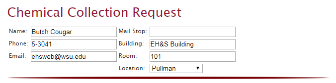 Chemical Collection Request Guide | Environmental Health & Safety ...