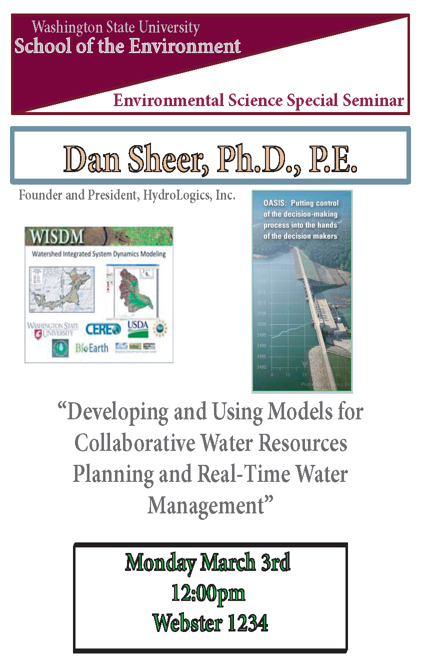 Dr. Dan Sheer | CEREO | Washington State University