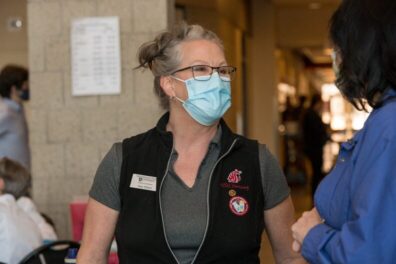 Kay Olson honored for work in vaccination clinics | College of Nursing ...