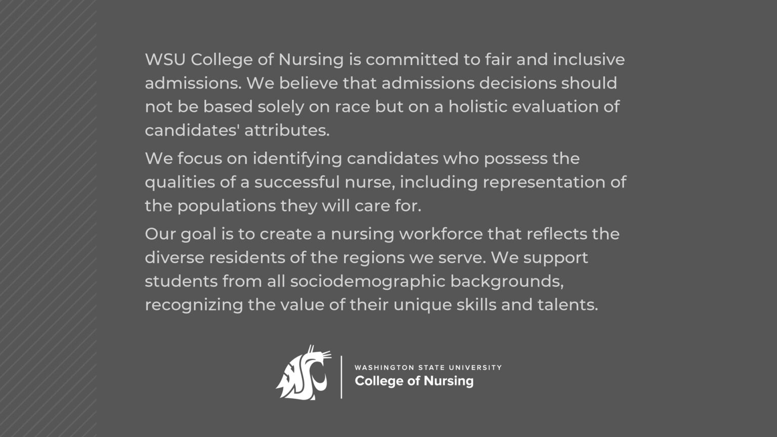 College of Nursing | Washington State University