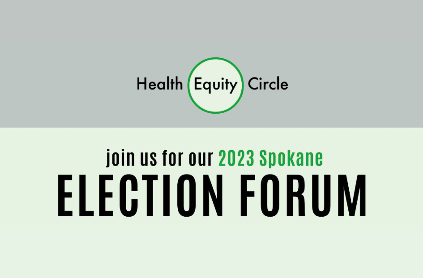 Health Equity Circle to Host Spokane Election Forum | Elson S. Floyd ...