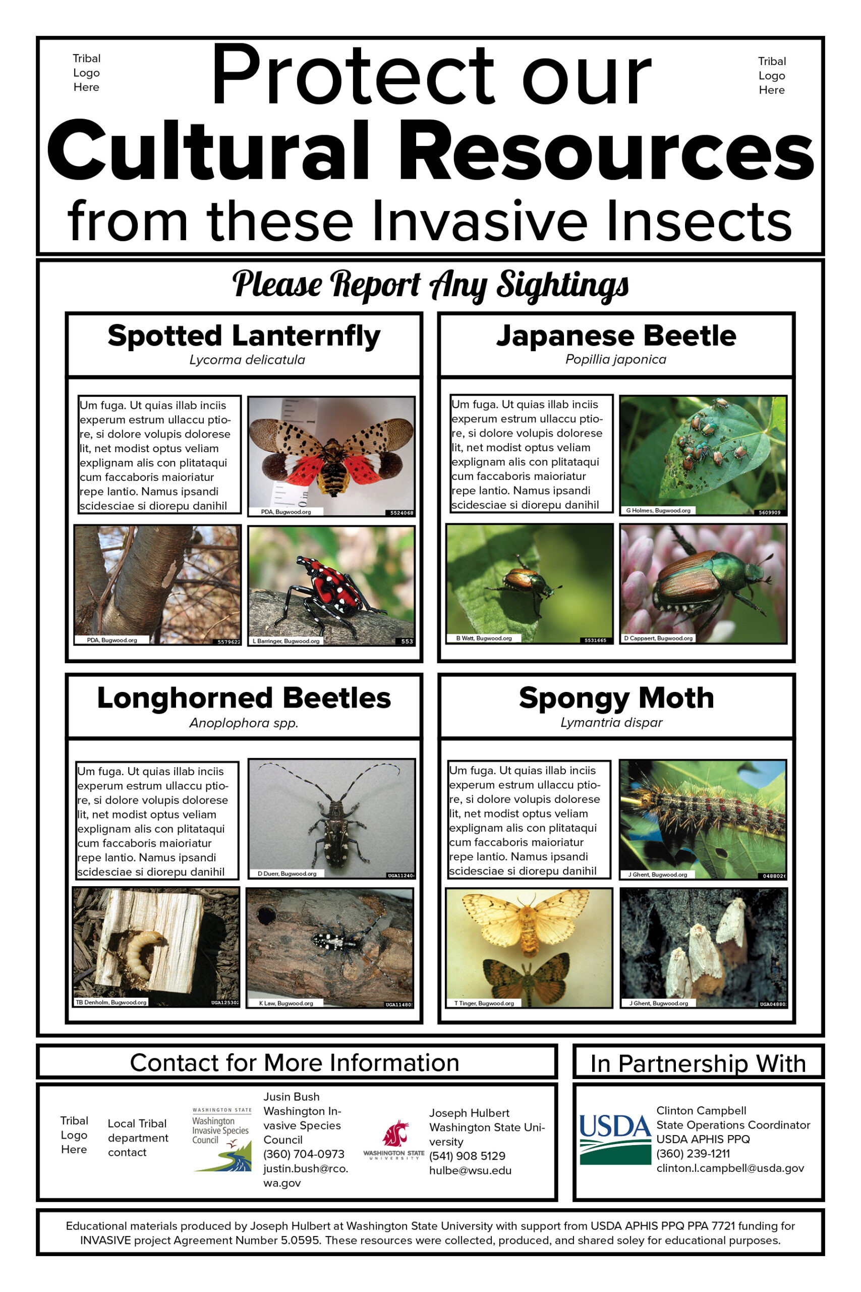 Outreach Materials | Invasive Species | Washington State University