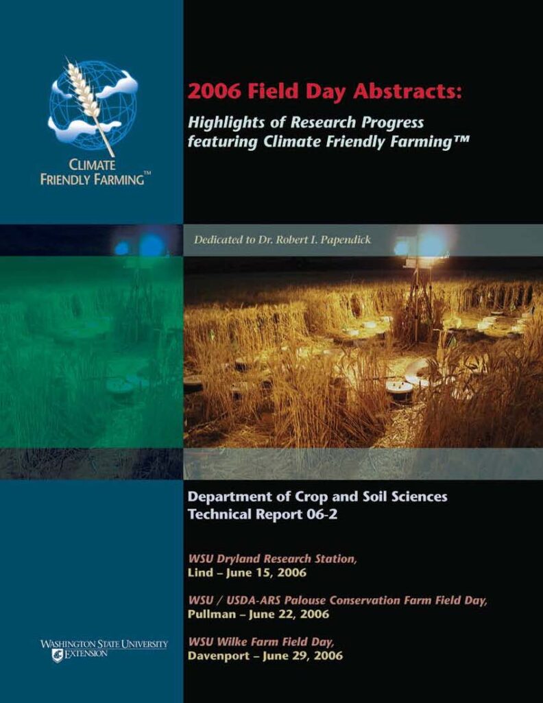 Field Day Abstracts | Lind Dryland Research Station | Washington State ...