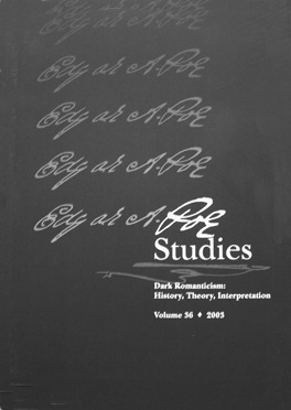 Poe Studies: History, Theory, Interpretation | WSU Department of ...